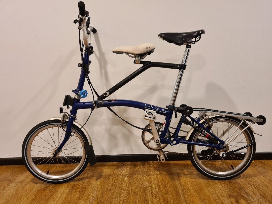 Brompton 6 Speed Tempest Blue, Sports Equipment, Bicycles & Parts ...