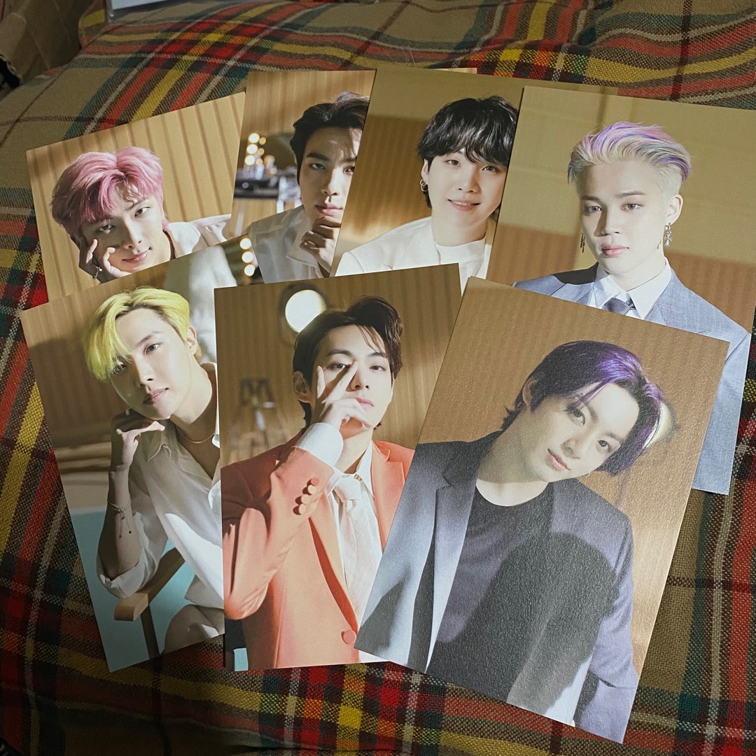 bts memories of 2021 postcard set on Carousell