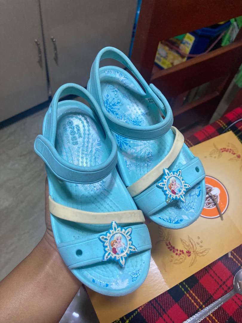 C10 16CM Crocs authentic frozen edition on Carousell