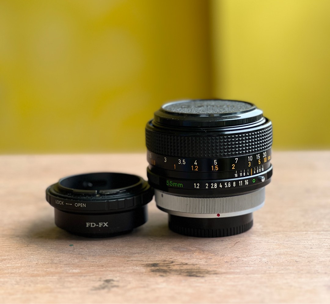 Canon FD 55mm f1.2 Lens, Photography, Lens & Kits on Carousell