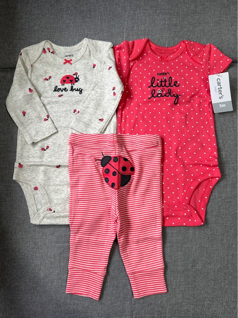 Carter’s 3 pieces New born set, Babies & Kids, Babies & Kids Fashion on ...