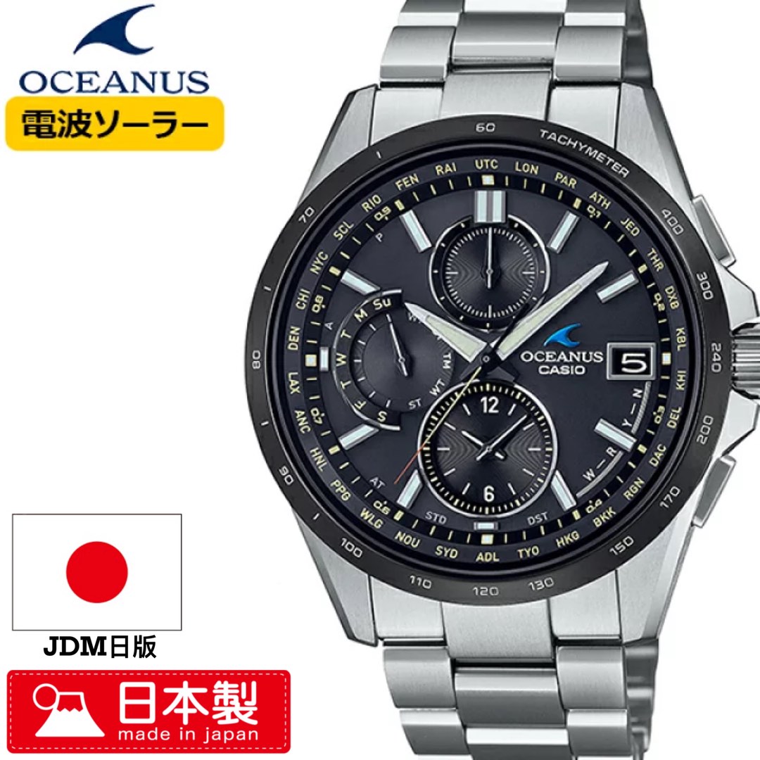 CASIO JDM日版 Classic Line OCEANUS 日本製手錶 OCW-T2600J-1AJF 訂購, 男裝, 手錶及配件 ...