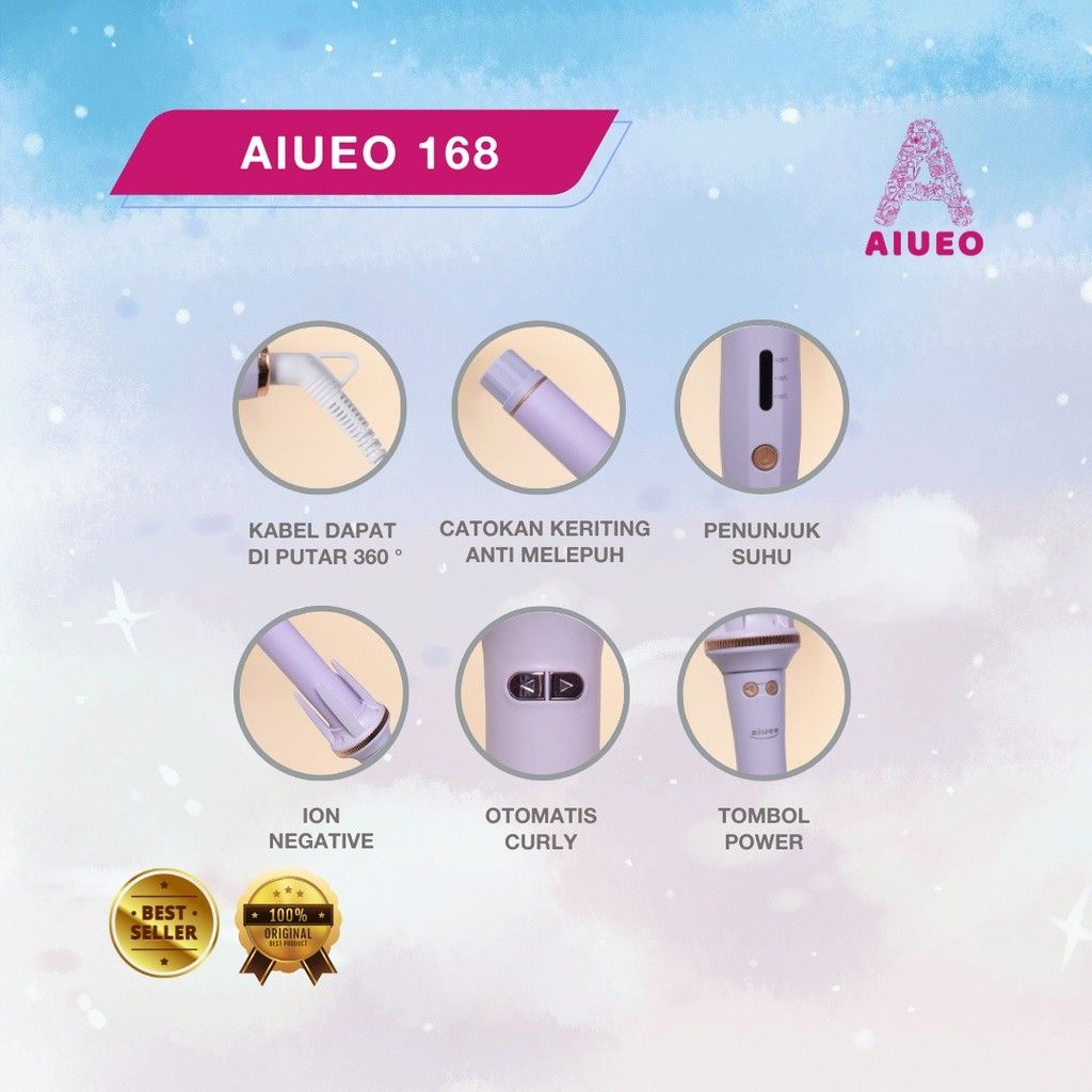 Catok Curly Otomatis Keriting Rambut Otomatis Korean Style - Catokan ...