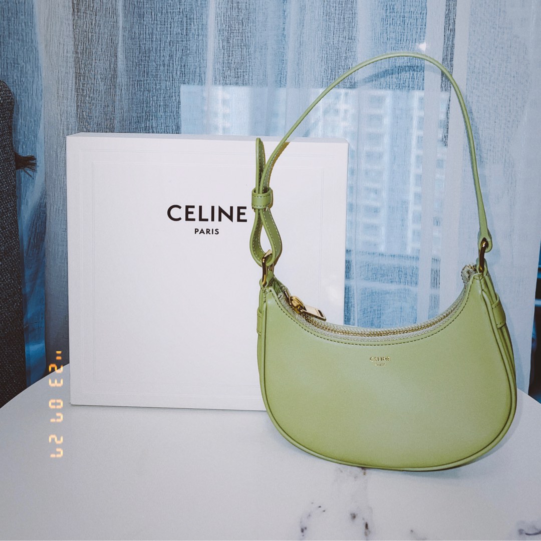 Celine Mini Ava Green, 名牌, 手袋及銀包 - Carousell