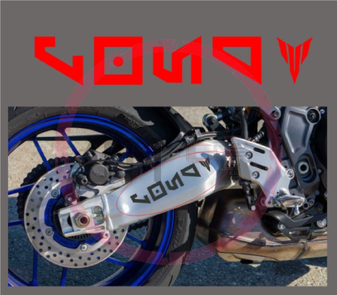 CFS555 2X pcs DSOJ The DARK SIDE OF JAPAN Yamaha MT07 / MT09 / MT15 ...