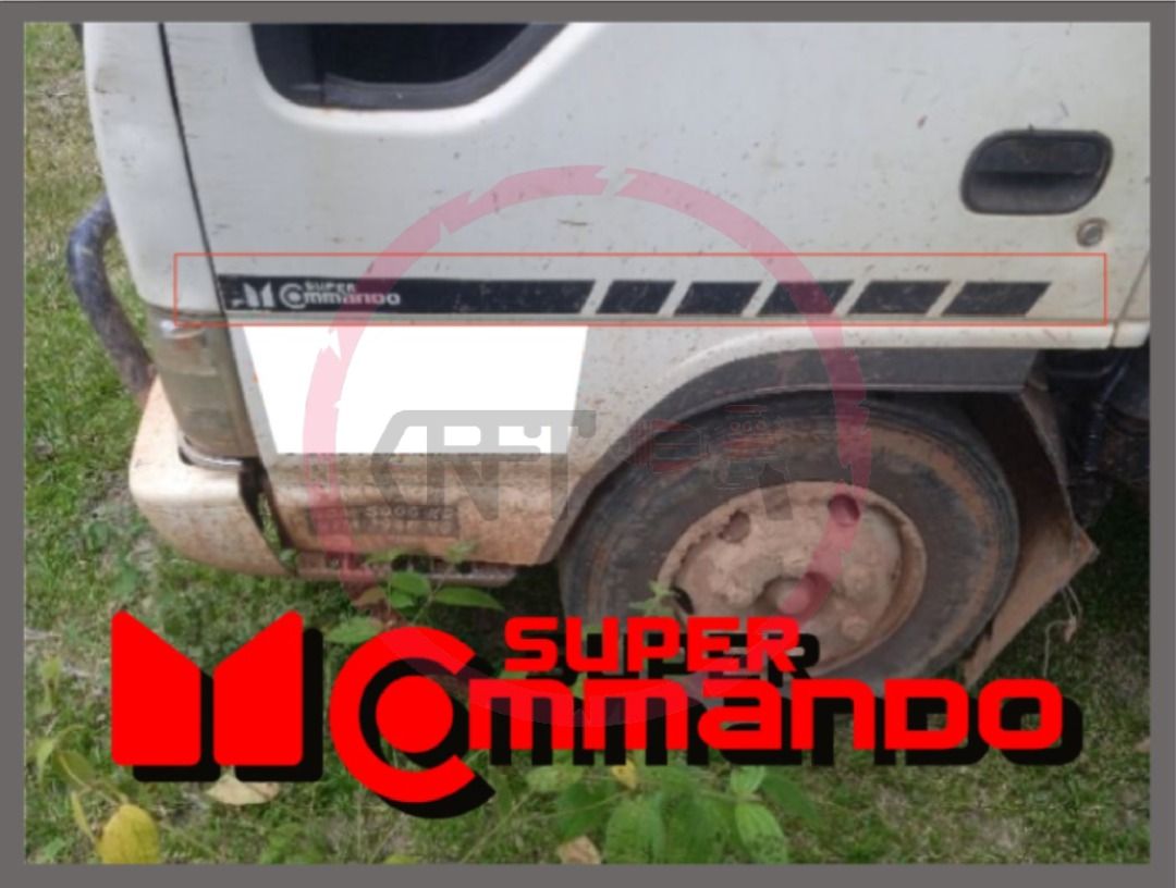 CFS574 ISUZU Super Commando ELF N Series Truk LORRY TRUCK Lori Logo ...