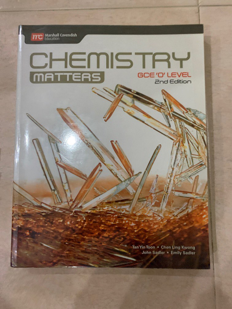 Sec 3/ Sec 4 Chemistry Matters textbook GCE O level 2nd edition ...