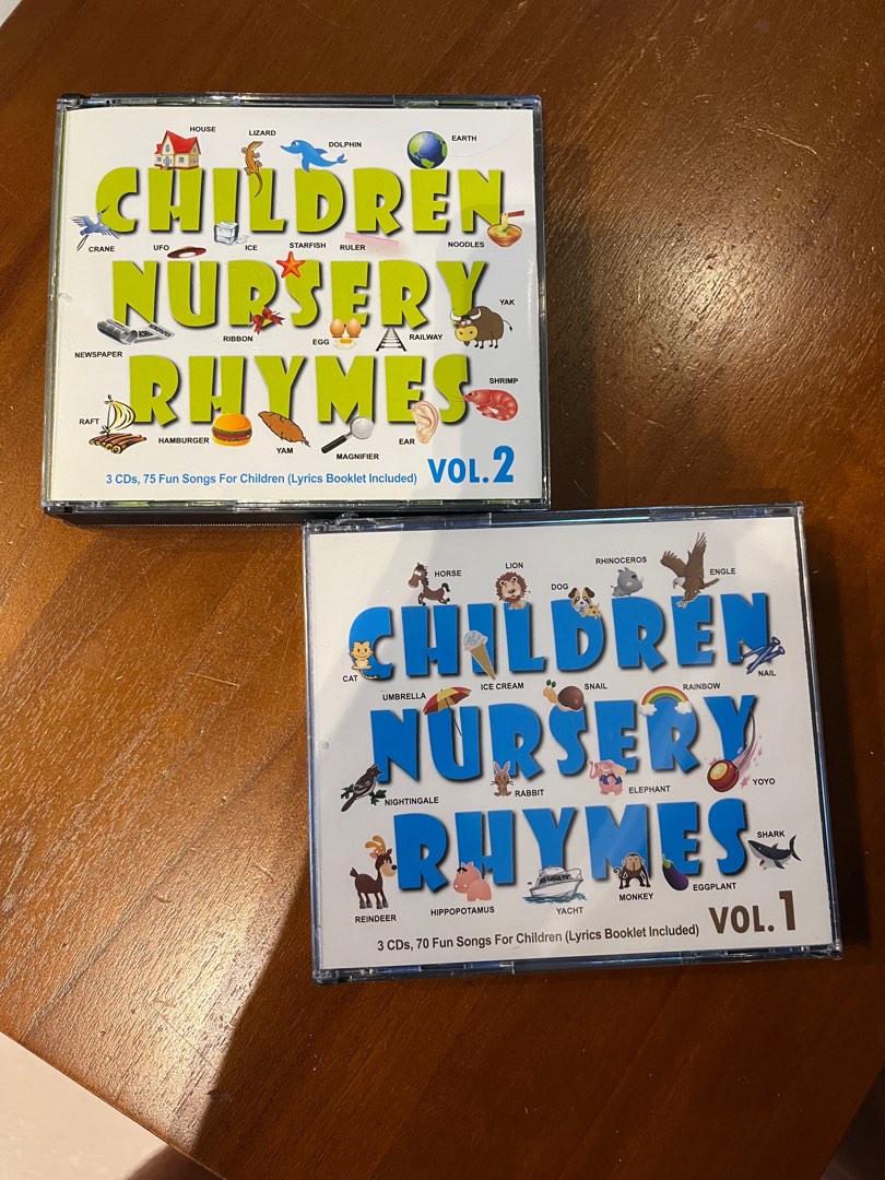 Children nursery rhymes CD, Hobbies & Toys, Music & Media, CDs & DVDs on Carousell