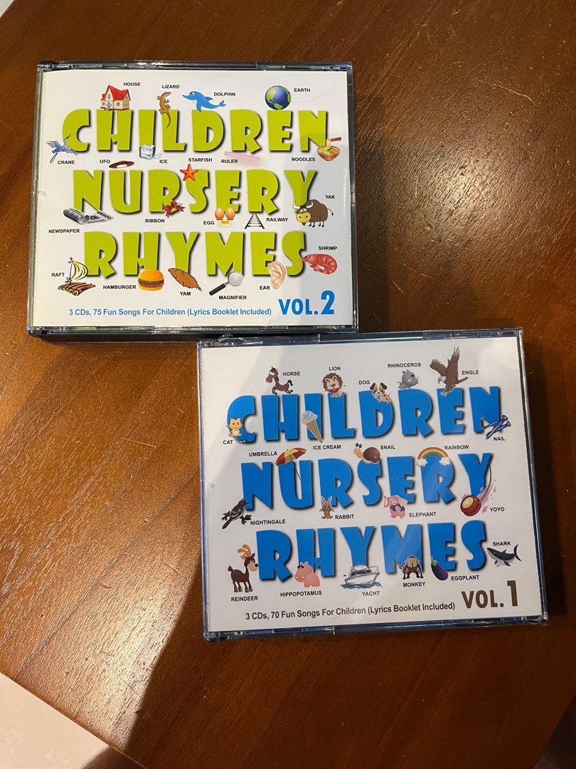 Children nursery rhymes CD, Hobbies & Toys, Music & Media, CDs & DVDs ...