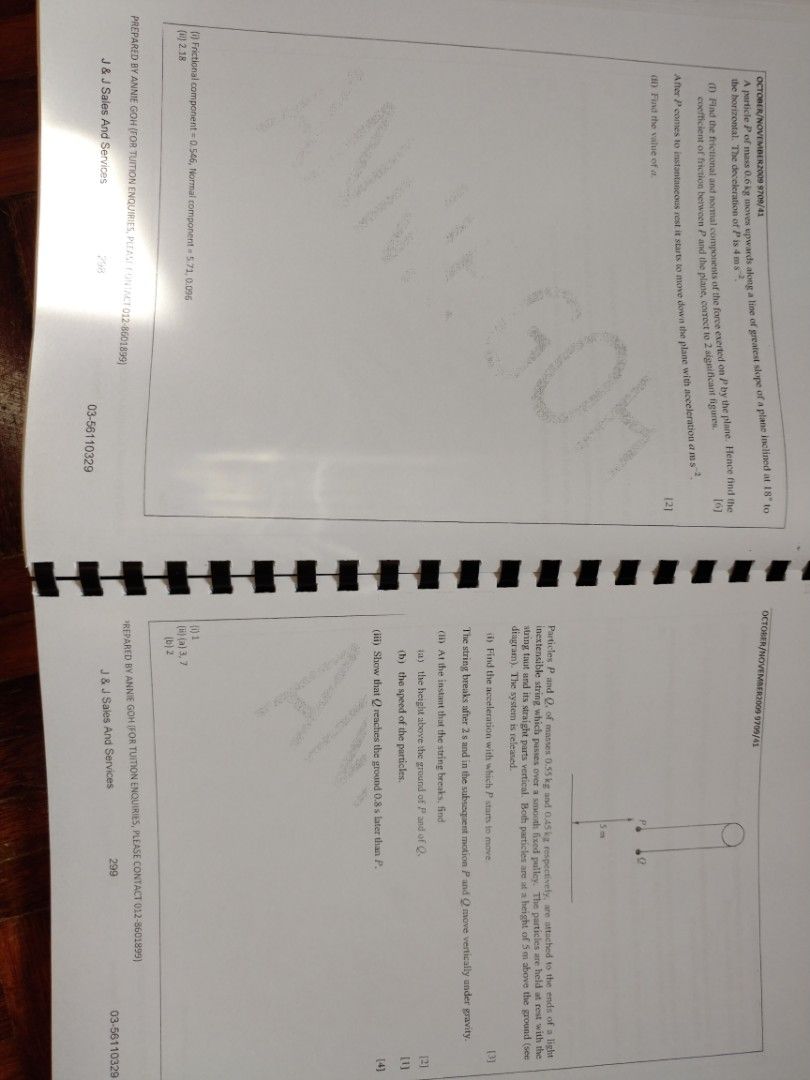 CIE ALEVEL MATHS MECHANICS PAPER 4 TOPICAL PAST YEAR QUESTIONS 2018 ...