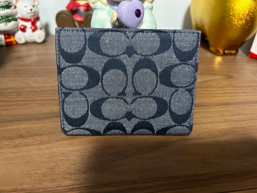 Coach Demin Wallet, Women's Fashion, Bags & Wallets, Wallets & Card ...