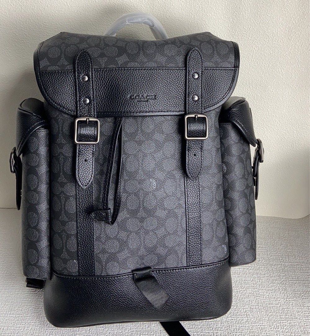 Coach Hitch Backpack In Signature Canvas (Men Laptop Bag), Men's ...
