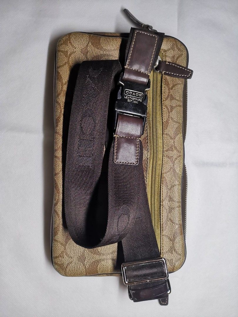 Coach Waist Pouch, Men's Fashion, Bags, Belt bags, Clutches and Pouches ...