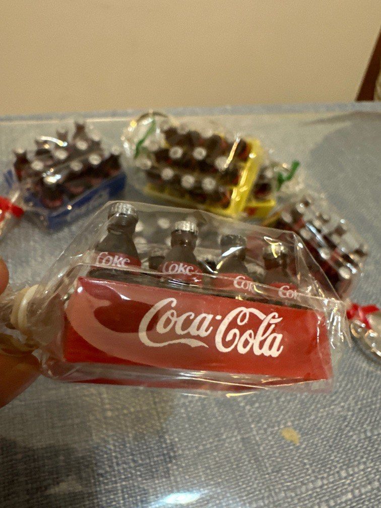 Coca-Cola Coke Miniature Bottles keychain 2cm x 4cm, Hobbies & Toys ...