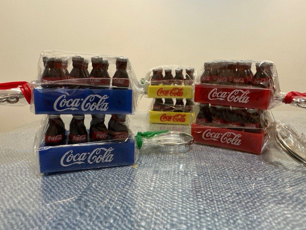 Coca-Cola Coke Miniature Bottles keychain 2cm x 4cm, Hobbies & Toys ...