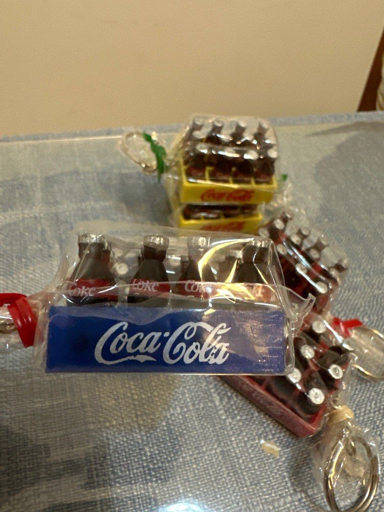 Coca-Cola Coke Miniature Bottles keychain 2cm x 4cm, Hobbies & Toys ...