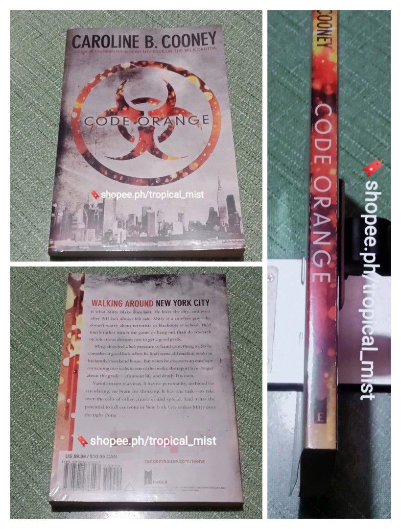 Code Orange PB by Caroline B. Cooney, Hobbies & Toys, Books & Magazines ...