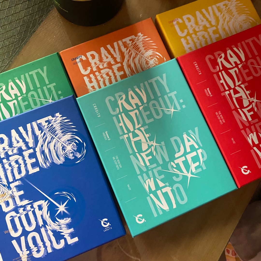 CRAVITY ALBUM GET ALL WITH COMPLETE INCLUSION on Carousell