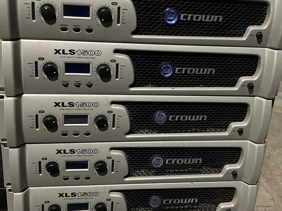 CROWN XLS 1500 high density power amplifier, Audio, Soundbars, Speakers ...