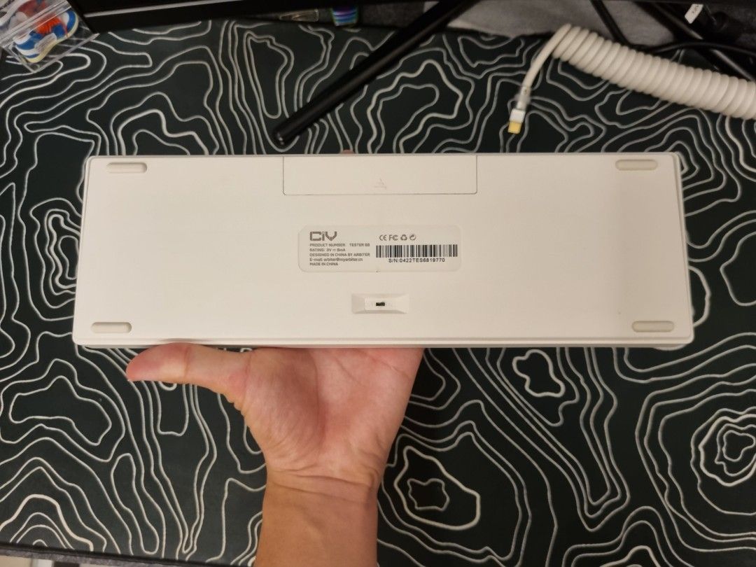 Custom mechanical keyboard tester 68 budget hotswappable, Computers ...