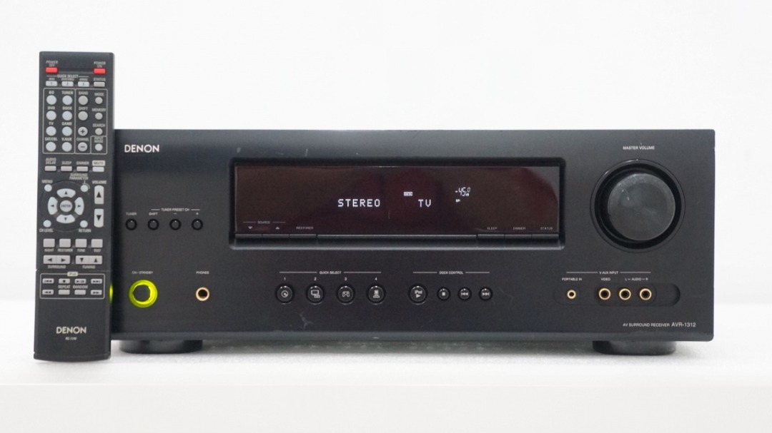 Denon AVR-1312 5.1-ch AV Surround Receiver (with HDMI), Audio ...