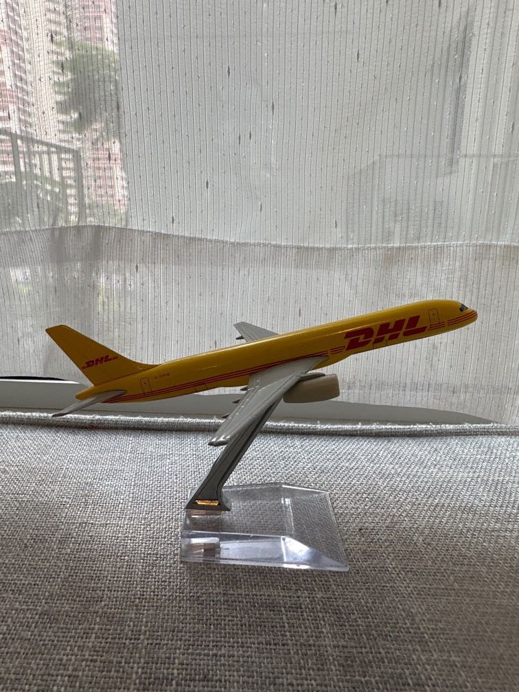 DHL Plane model, Hobbies & Toys, Toys & Games on Carousell