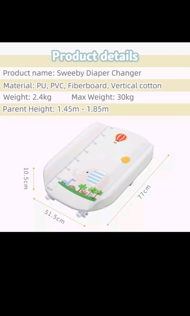 Diaper board, changing board, baby diaper board, Babies & Kids, Bathing ...