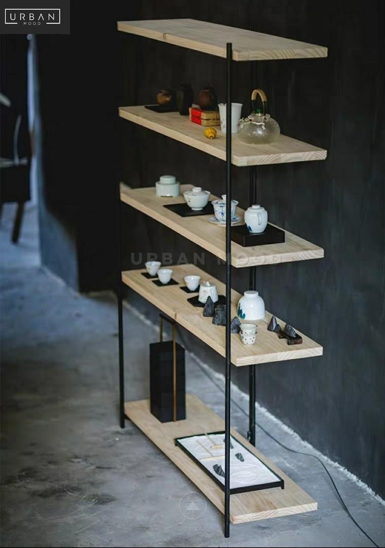DORCAS Minimalist Wireframe Display Shelf, Furniture & Home Living ...
