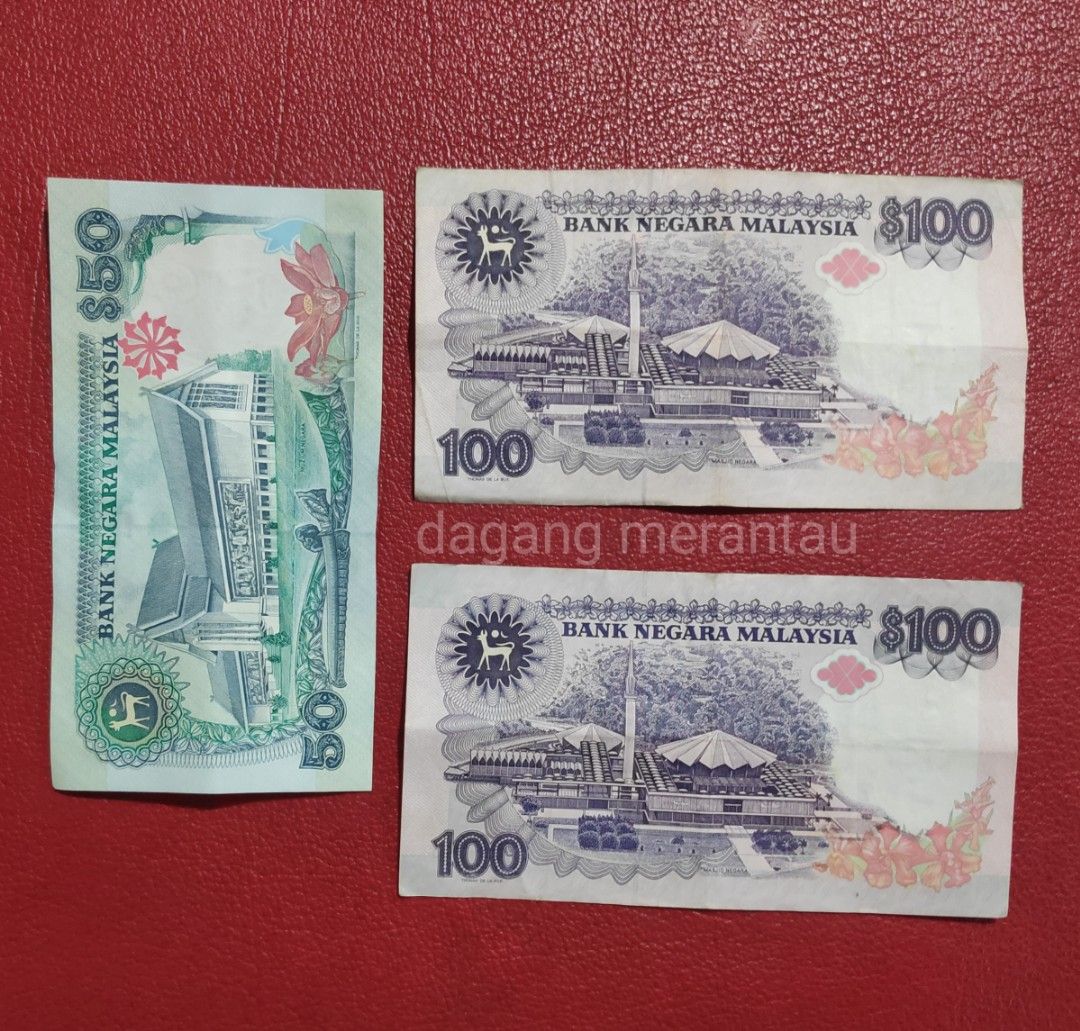 duit lama rm50 dan rm100, Hobbies & Toys, Collectibles & Memorabilia, Currency on Carousell
