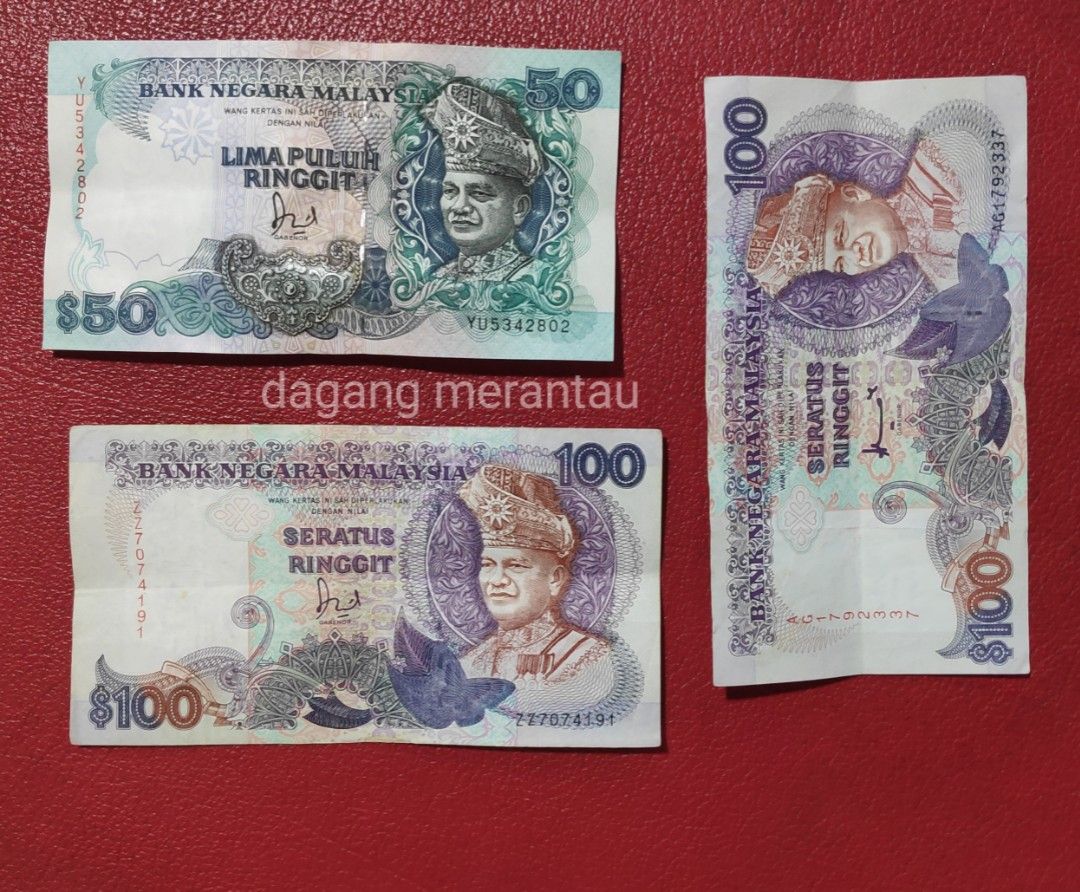 duit lama rm50 dan rm100, Hobbies & Toys, Collectibles & Memorabilia, Currency on Carousell