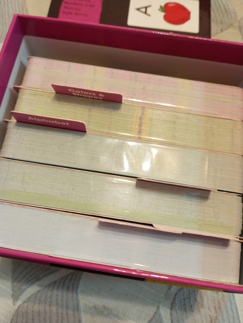 Bundle 1 box 324 Early learning flash cards and Spectrum Sight Words ...