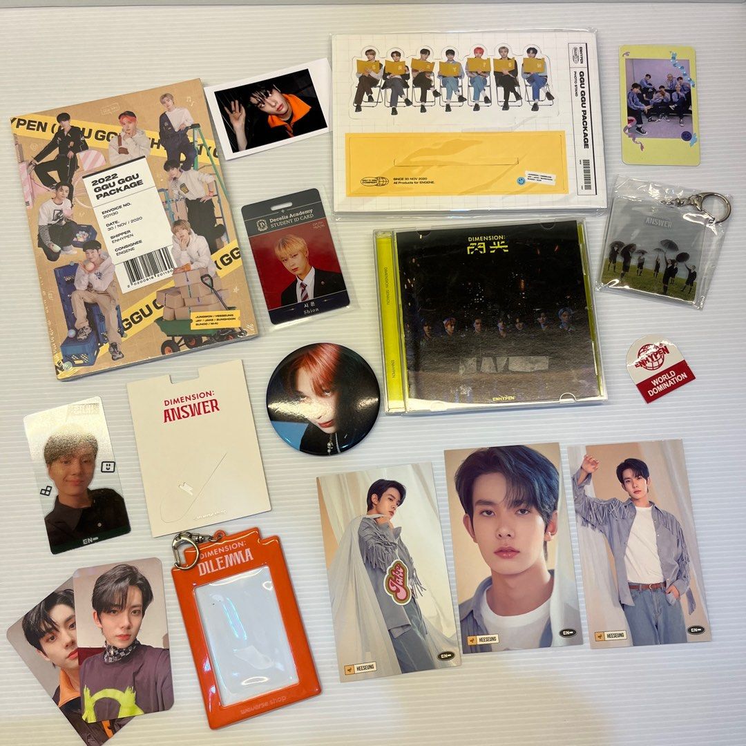 Enhypen bulk - unsealed album jewel case CD - Photocard - Badge ...