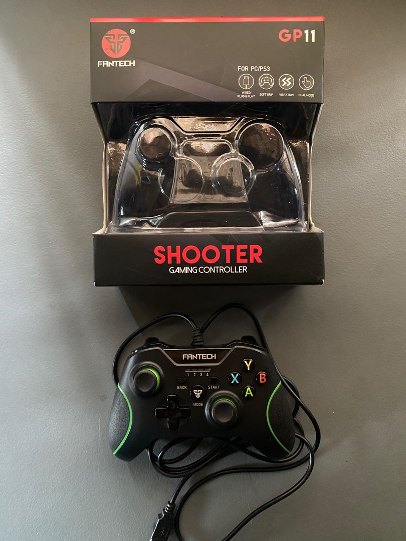 Fantech GP11 SHOOTER Gaming Controller, Video Gaming, Video Game ...