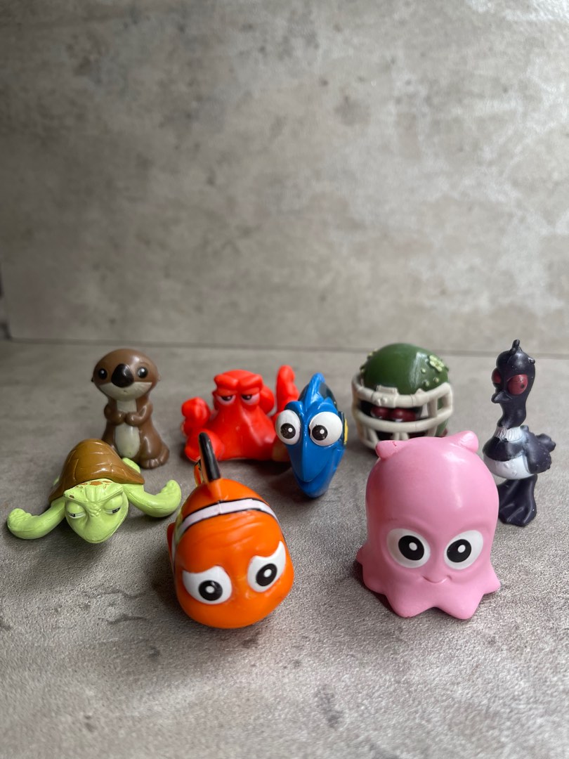 Finding Nemo figurines, Hobbies & Toys, Toys & Games on Carousell
