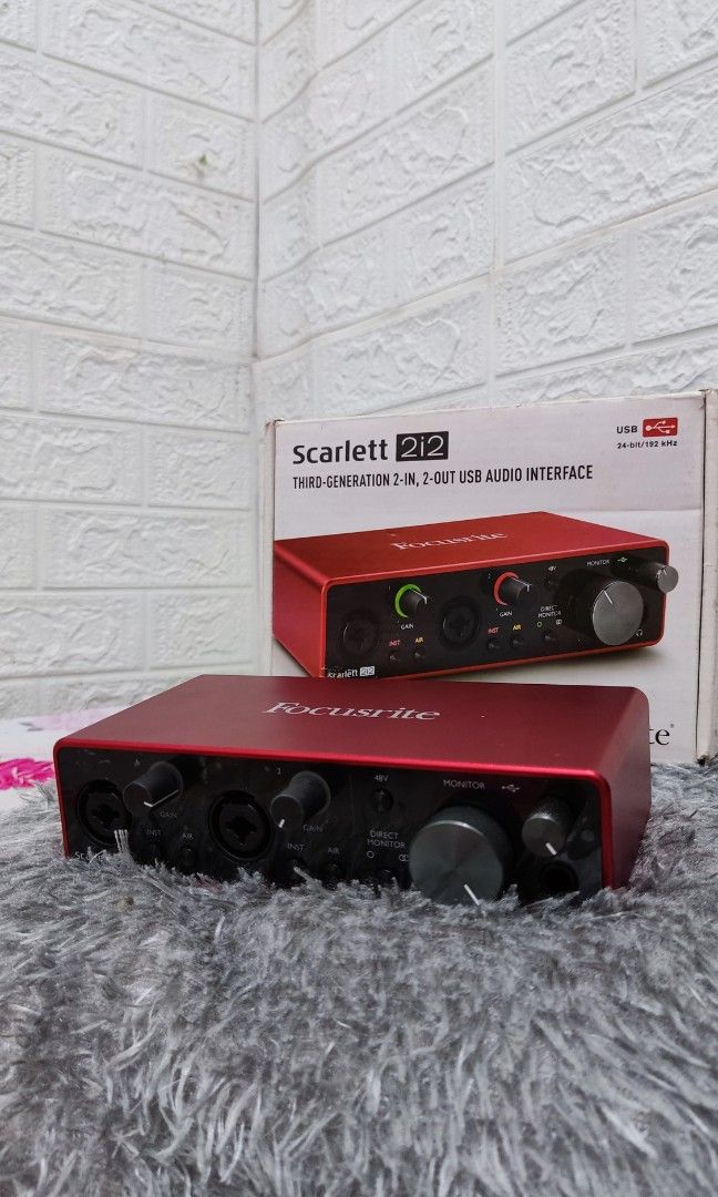 Focusrite Scarlett 2i2 (3rd Gen), Audio, Portable Audio Accessories on ...