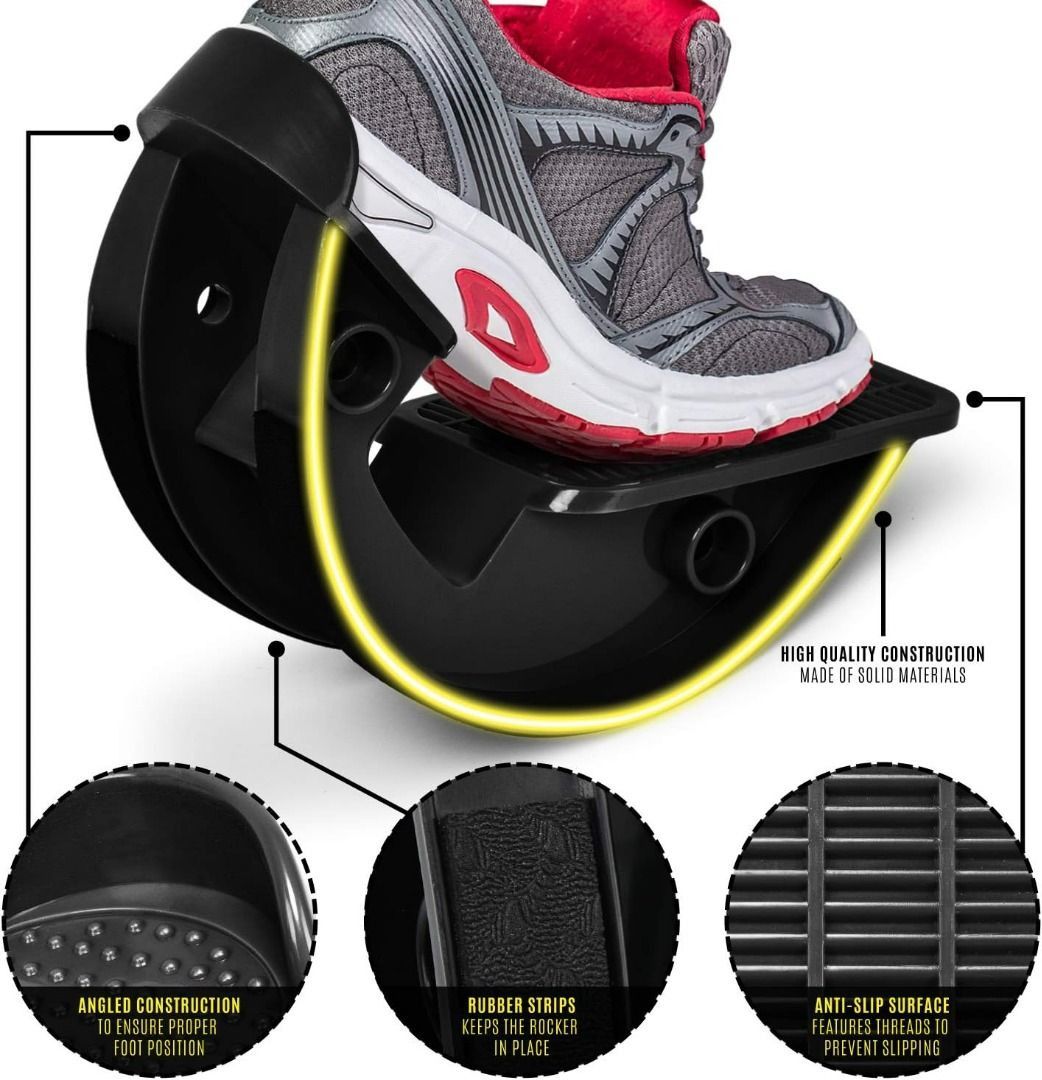 Foot Rocker - Calf Stretcher for Achilles Tendinitis, Heel, Feet, Shin ...