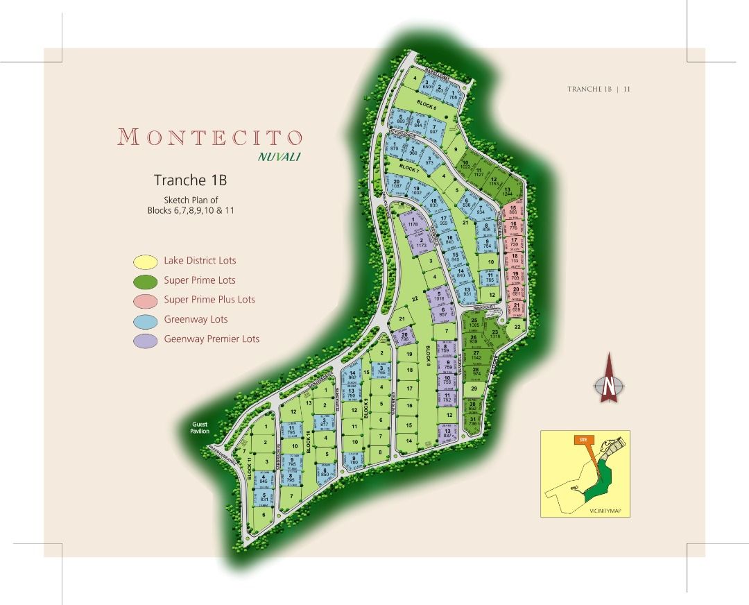 For Sale Montecito Nuvali 961 sqm Greenway Lot, Property, For Sale, Lot ...
