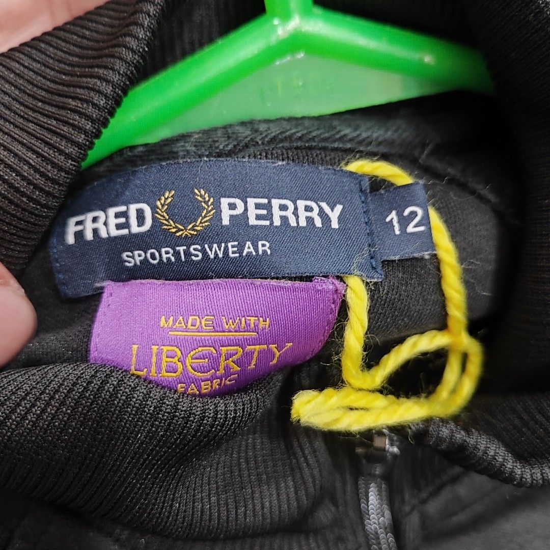 Fred Perry x Liberty Fabric Track Jacket on Carousell