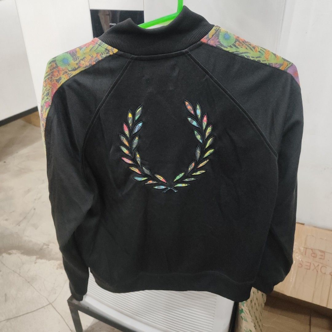Fred Perry x Liberty Fabric Track Jacket on Carousell