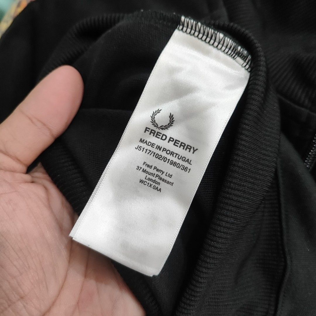 Fred Perry x Liberty Fabric Track Jacket on Carousell