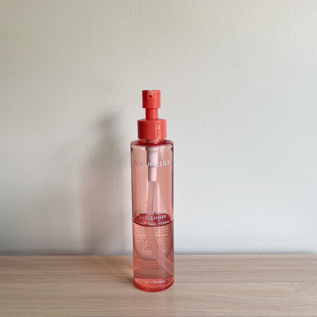 (FREE MAIL) Peach & Lily Ginger Melt Oil Cleanser, Beauty & Personal ...