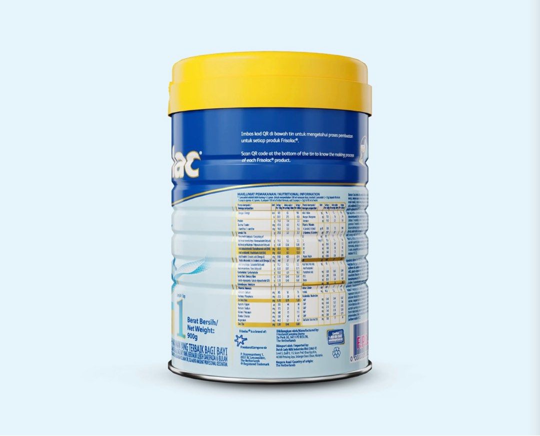 Frisolac Step 1 Infant Formula milk powder 900g, Babies & Kids, Nursing ...