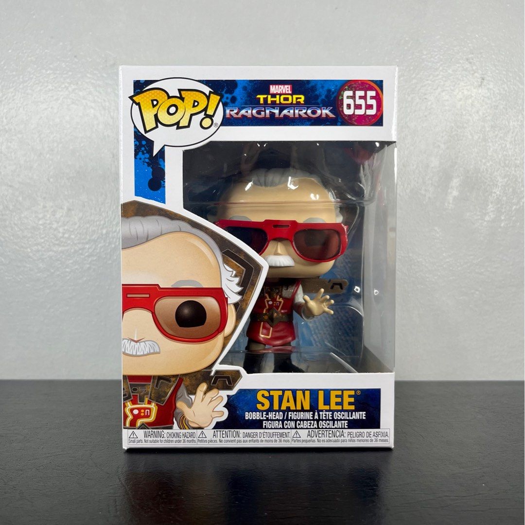 Funko Pop Marvel Thor: Ragnarok - Stan Lee in Ragnarok Outfit Vinyl ...