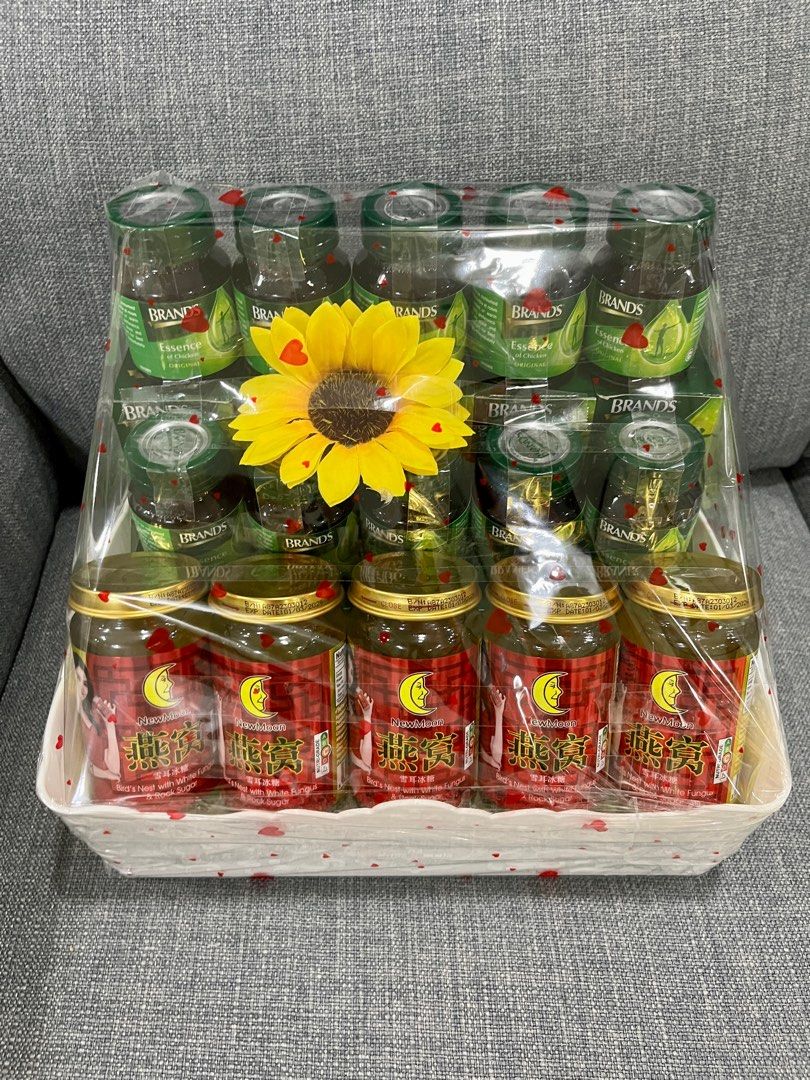 Large Size Simple get well hamper (10 bottles essence of chicken and 5 ...