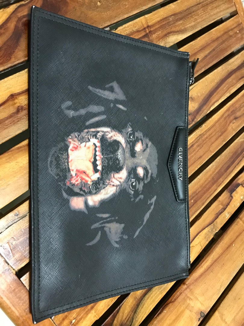 Givenchy pouch black envelope type on Carousell
