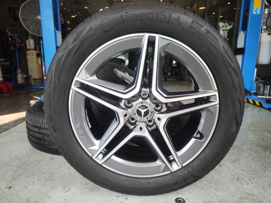 GLB AMG Rims 19inch With Tyre 235/50R19 set., Car Accessories, Tyres ...
