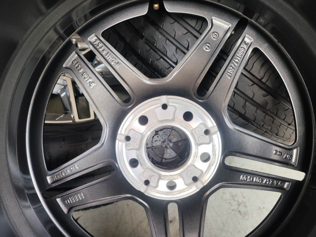 GLB AMG Rims 19inch With Tyre 235/50R19 set., Car Accessories, Tyres ...