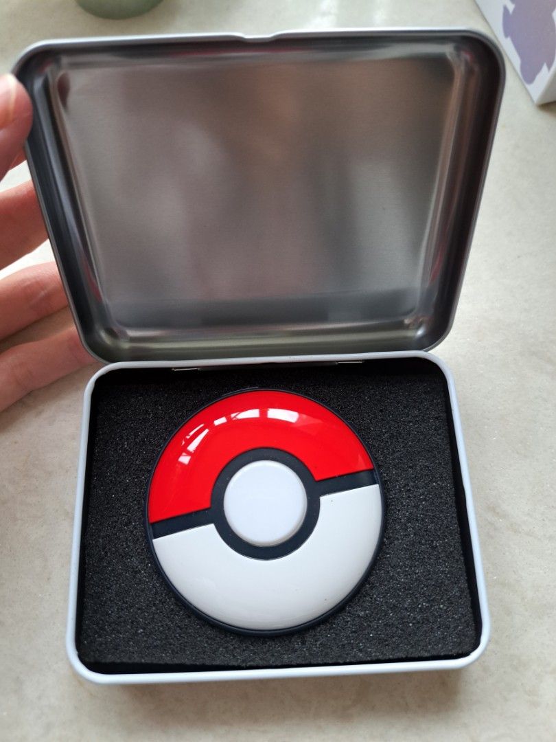 go plus+ 限量特典金屬收藏盒 防震盒 ptcg卡盒 rare metal storage case pokemon sleep ...