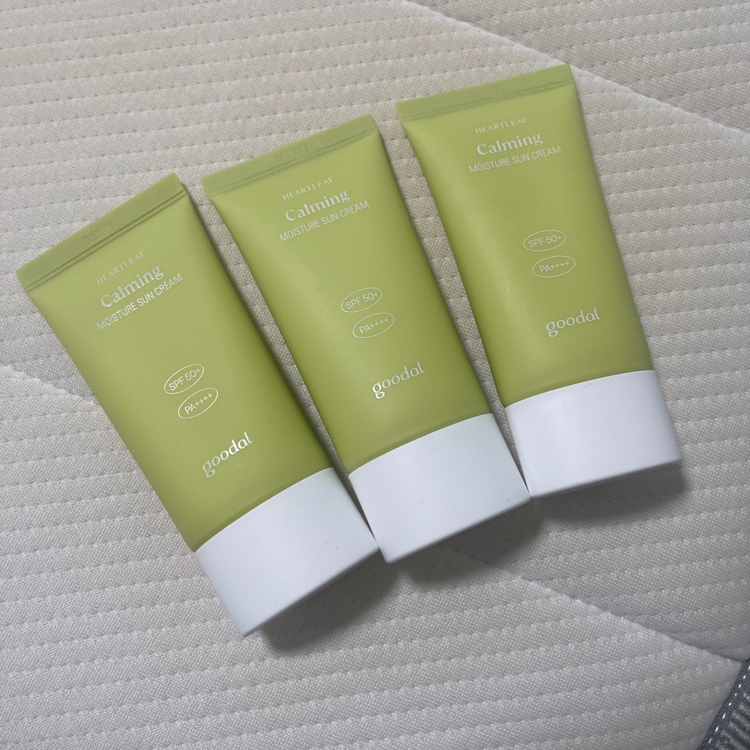 Goodal heartleaf calming moisture sun cream sunscreen SPF 50+ PA ...