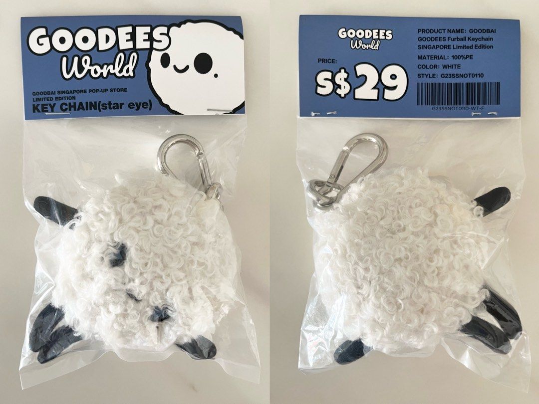GOODBAI Singapore Pop-Up Store Limited Edition Keychain, Hobbies & Toys ...